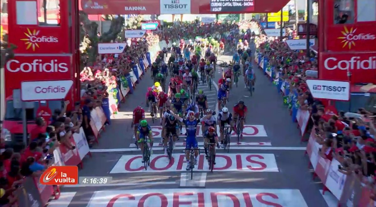 Vuelta a Espana 2016, a Meersman il primo sprint. Kwiatkowski leader